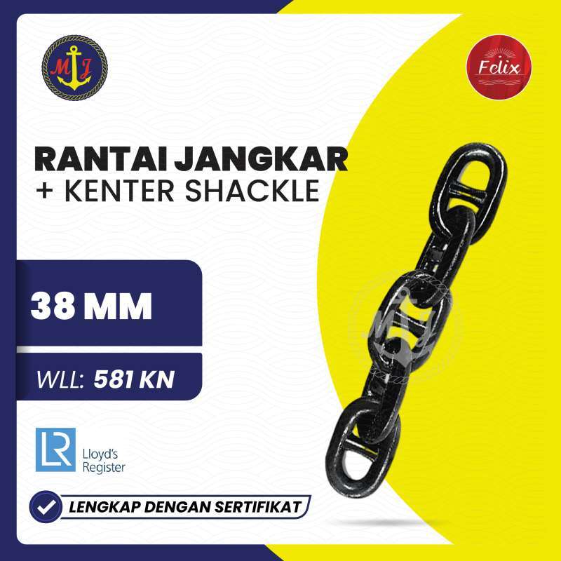 Jual Rantai Jangkar 38 Mm + Kenter Shackle Di Seller Mjmarine ...