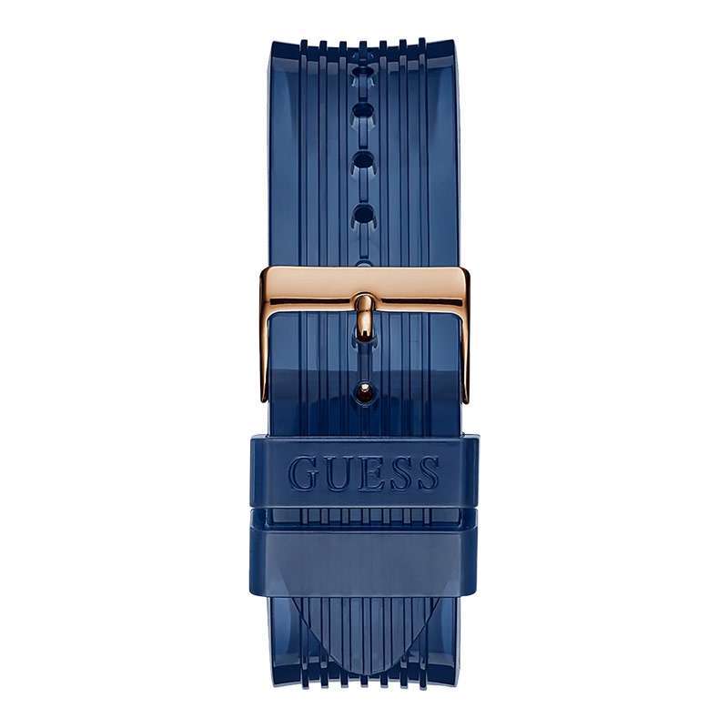 Promo Jam Tangan Pria Guess Poseidon Gw0425g3 Blue Dial Blue Resin ...