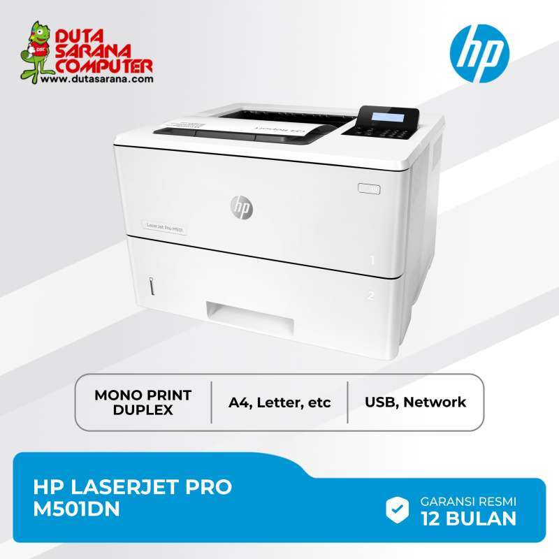 Jual Printer Hp Laserjet Pro M501dn Printer Laser A4 Monochrome Duplex Network Laser Printer Hp ...