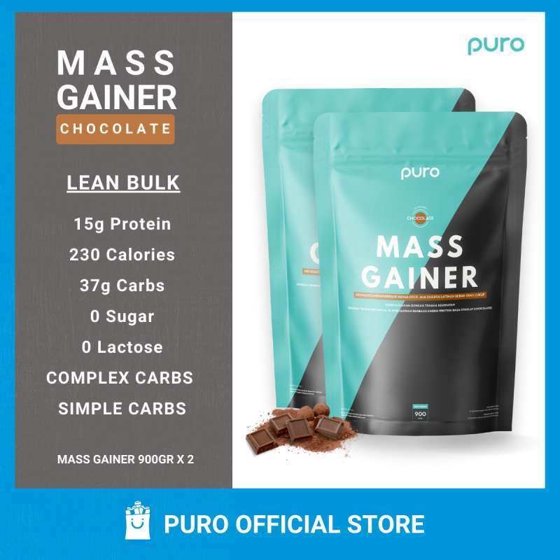 Jual Puro Mass Gainer Weight Gain Susu Protein Penambah Berat Badan ...