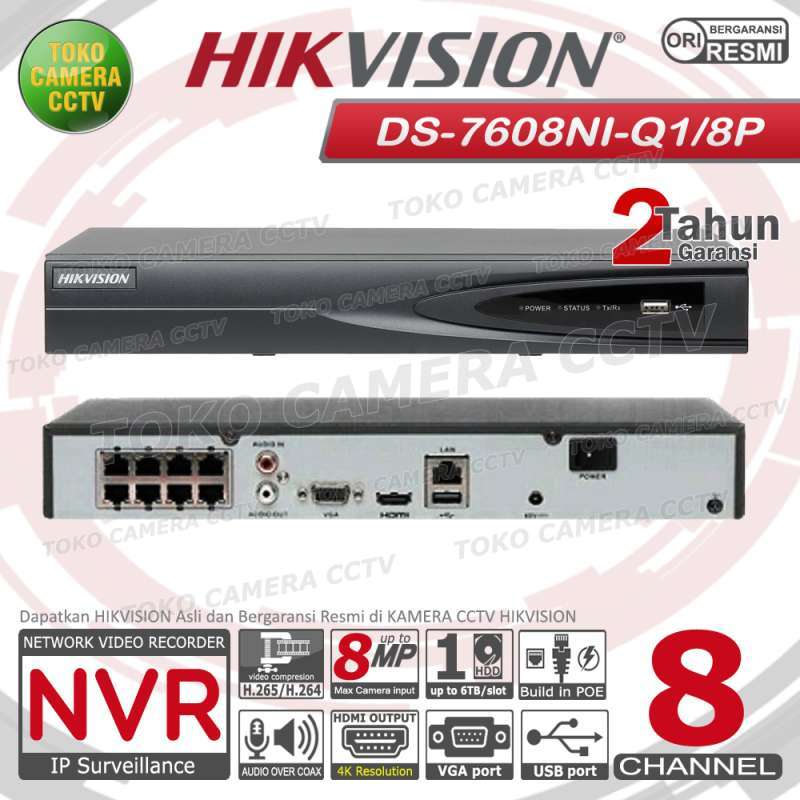 Hikvision Nvr Ds 7600 Garansi Resmi Indonesia 🔥 Harga Murah April 2026