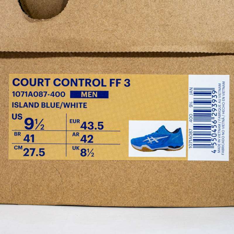 Promo Sepatu Badminton/bulu Tangkis Asics Court Control Ff3 1071a087 ...