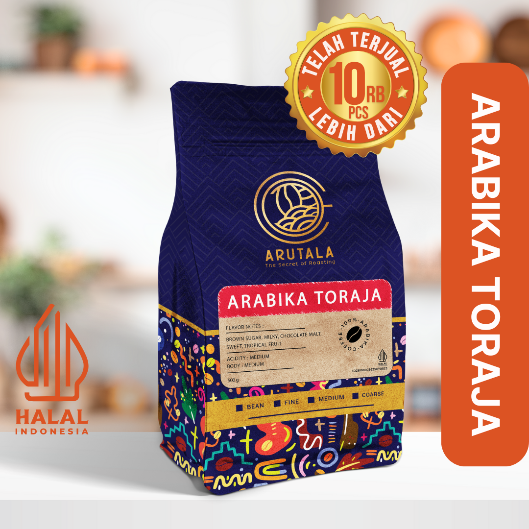 Promo Arutala Bubuk Kopi Arabika Toraja Sapan [500 Gr] Diskon 27% Di ...