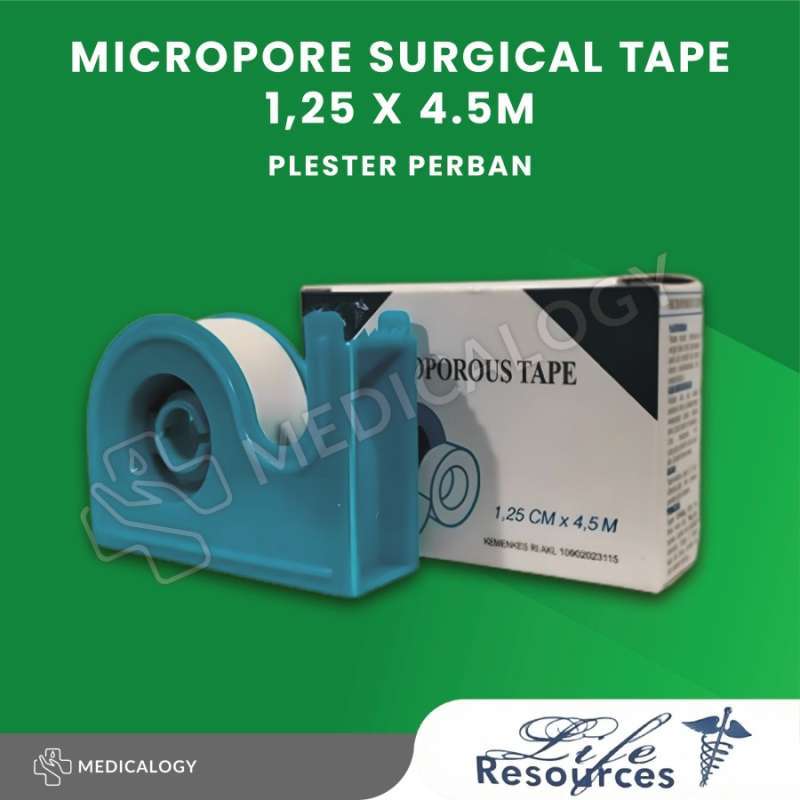 Jual Life Resources Surgical Tape Micropore - 1.25 Cm X 4.55 M ...