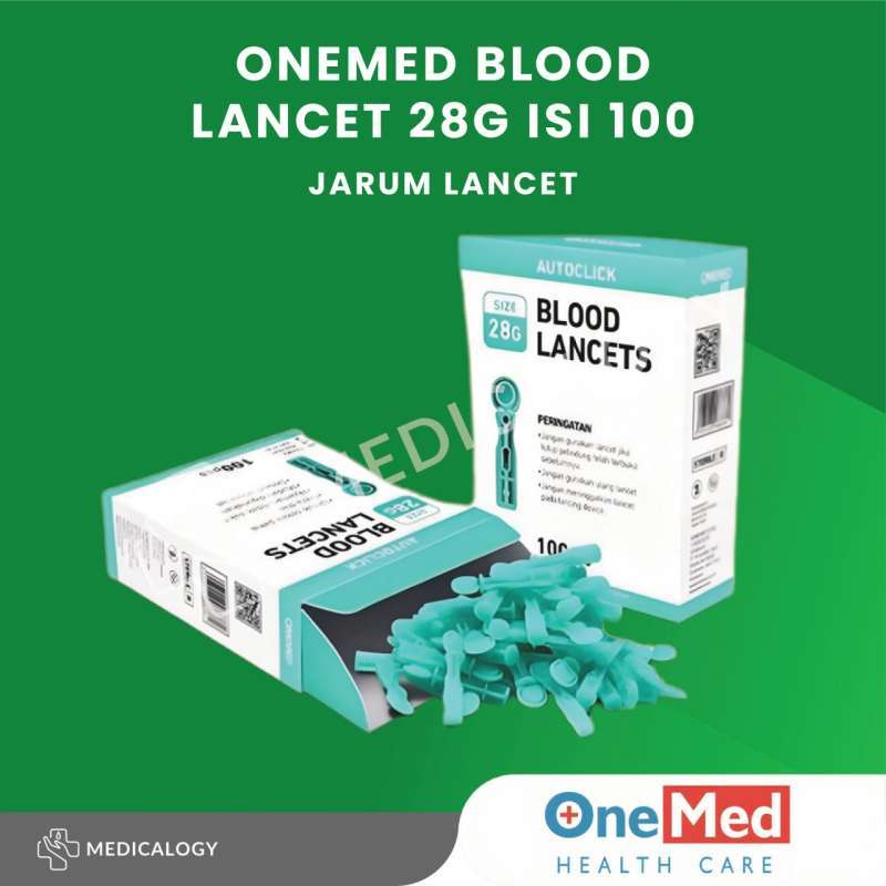 Onemed Blood Lancet 28 G Lengkap Harga Terbaru Mei 2024 | Blibli