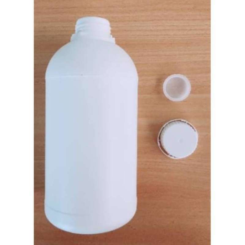 Jual Botol Plastik Hdpe + Tutup 1000ml, Putih Doff / Botol Antiseptik ...