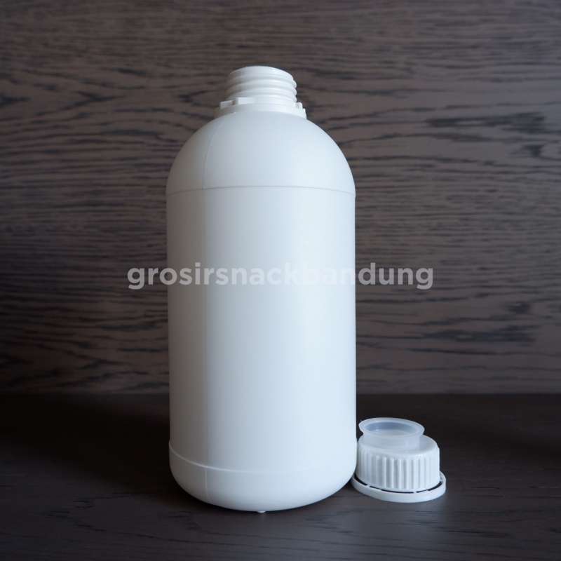 Jual Botol Plastik Hdpe + Tutup 1000ml, Putih Doff / Botol Antiseptik Hand Sanitizer 1 Liter Di ...
