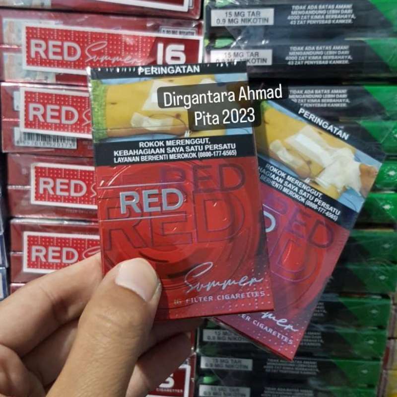 Jual Red Summer Rokok Filter [ Mild 16 Batang / Bungkus / Slop ] Di ...