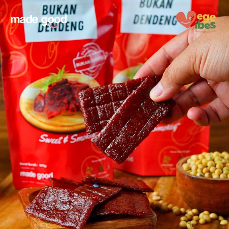 Promo Bukan Dendeng Plant Based Jerky Dendeng Vegan 100gr Diskon 29% Di ...