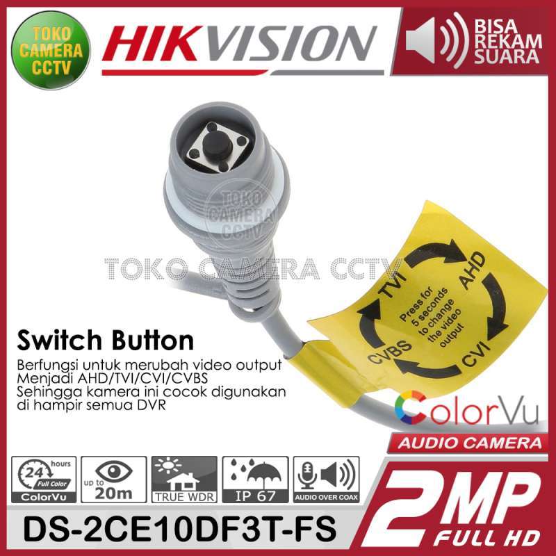 Jual Kamera Outdoor 2mp Colorvu Hikvision Camera Hikvision Color ...