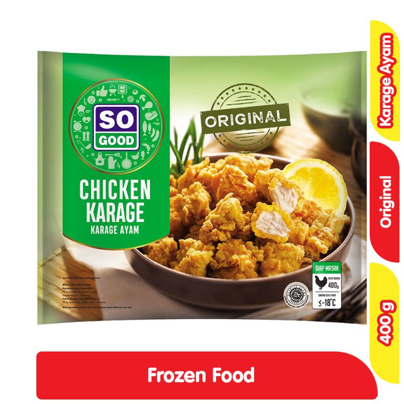 Jual SO GOOD Chicken Karage Original 400 g di Seller Alfamart Click ...