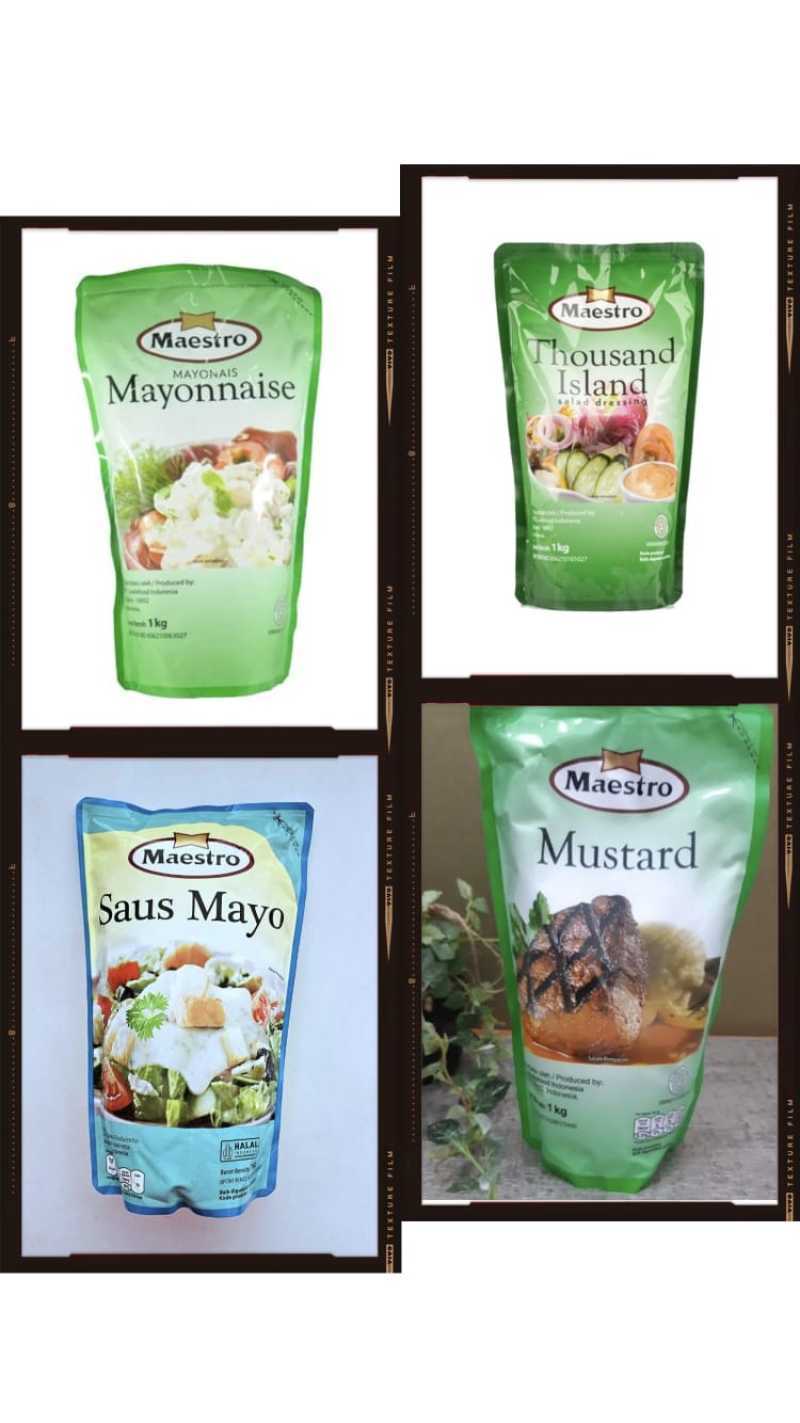 Jual Maestro Mustard/mayones/thousand Islan 1 Kg Halal Bpom Di Seller ...