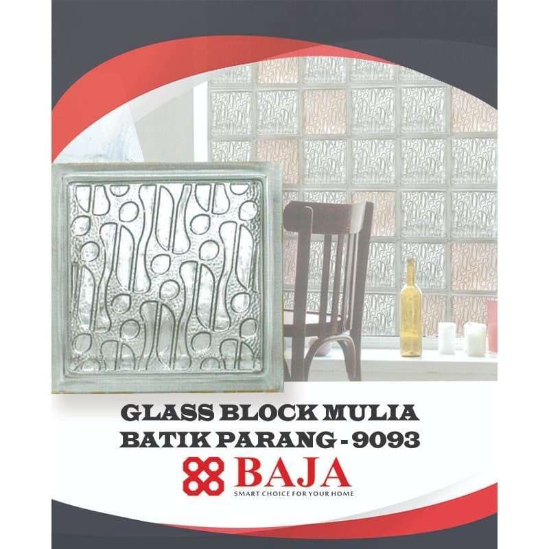 Jual Glass Block Mulia Motif Batik Parang Kawung di Seller Baja 88 Home ...