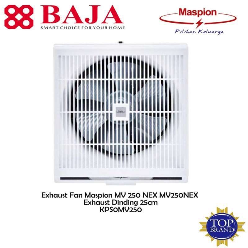 Jual Kipas Angin Ventilasi Dinding Tembok Maspion Exhaust Fan Mv 250 Nex Di Seller Baja 88 Home