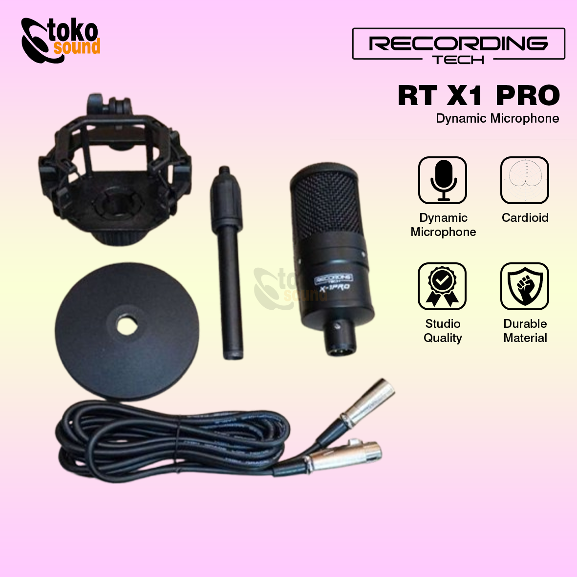 Jual Recording Tech X1 - Condenser Microphone - Rt X1 Pro Di Seller ...