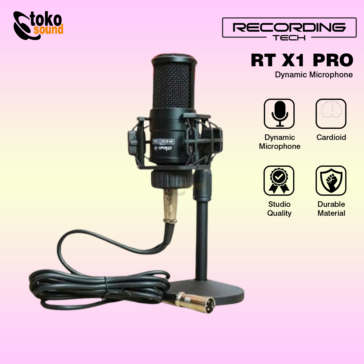 Jual Recording Tech X1 - Condenser Microphone - Rt X1 Pro Di Seller ...