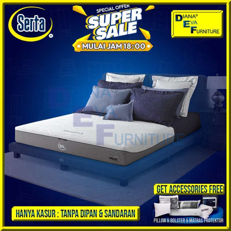 Promo Serta Marvelous Kasur Full Latex - Putih 180 X 200 Diskon 54% Di Seller Diana Eva ...