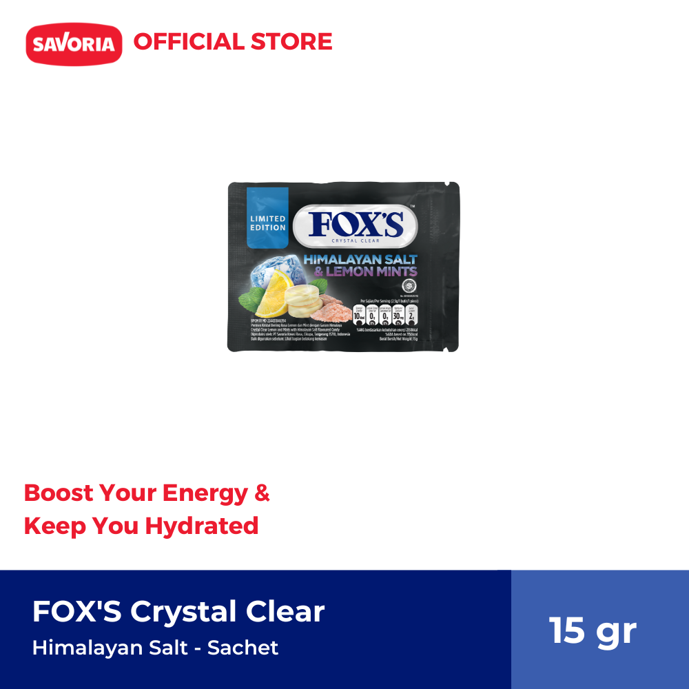 Promo Fox’s Himalayan Salt & Lemon Mints [15g] Diskon 13% Di Seller ...