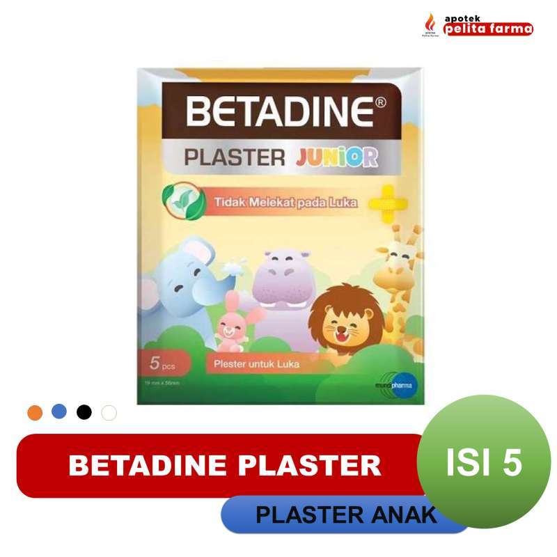 Promo Betadine Plaster Junior 5's Diskon 4% Di Seller Apotek Pelita ...