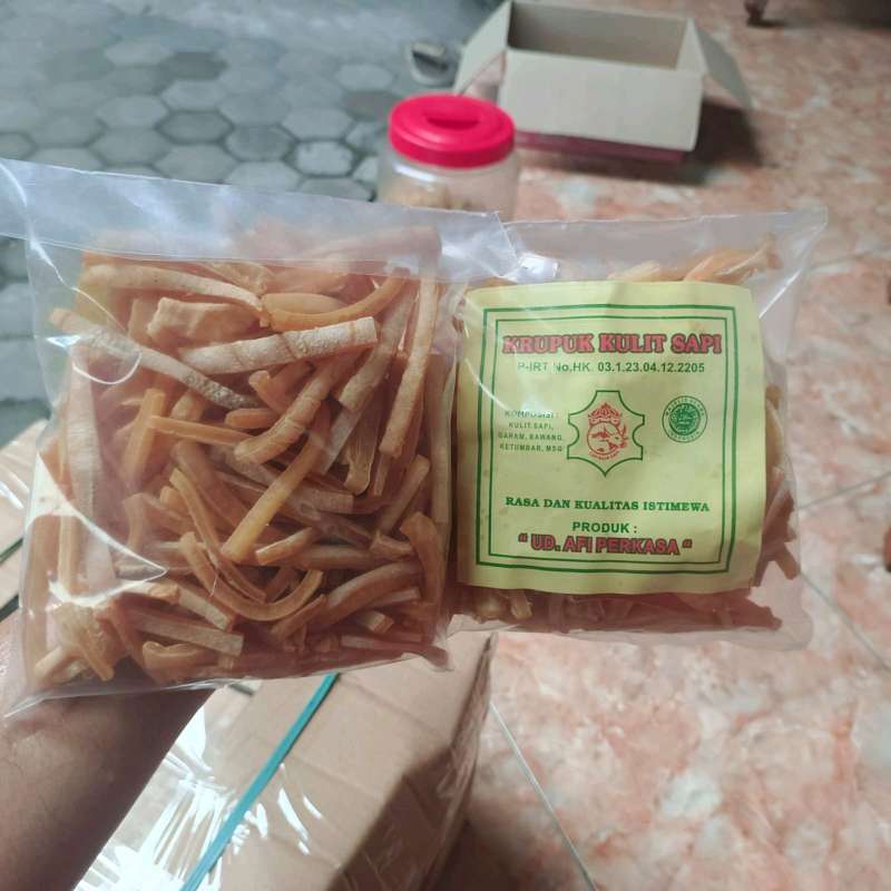 Promo Rambak Kulit Cap Raja Sapi 250 Gr Mentah Krecek Super Nomer 1 ...