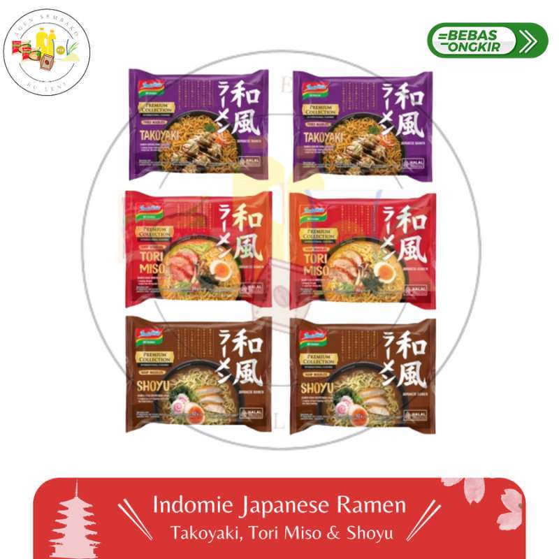 Promo Indomie Ramen Japanese Tori Miso, Takoyaki Dan Shoyu - Tori Miso ...