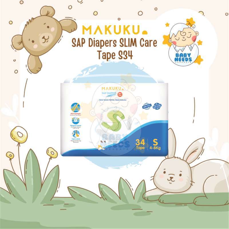 Promo Makuku Sap Diapers Slim Care Diskon 34% Di Seller Baby Needs ...