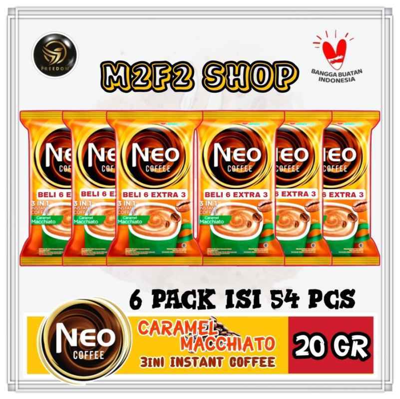 Promo Kopi Neo Coffee Caramel Macchiato Sachet | Renceng Mt - 20 Gr ...