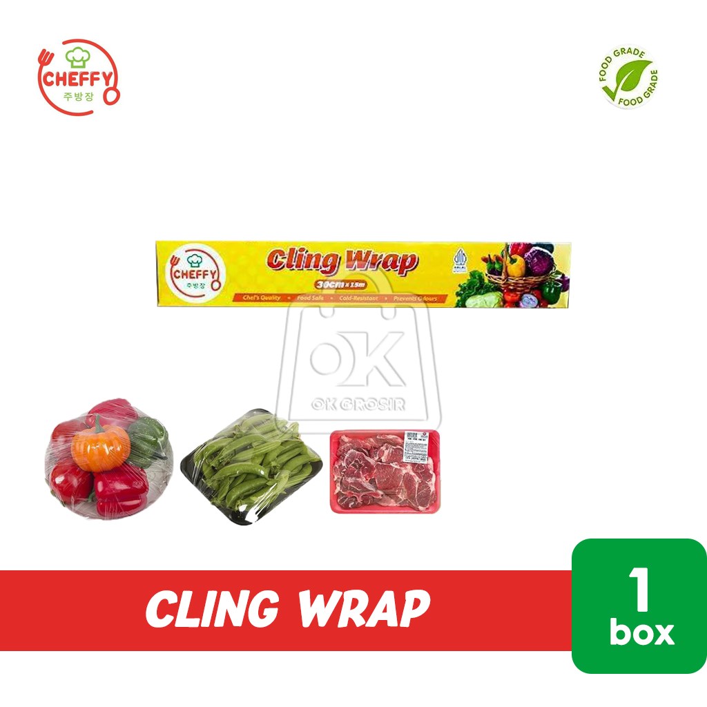 Promo Cling Wrap Cheffy 45 cm x 15 m / Plastik Wrapping / Pembungkus ...
