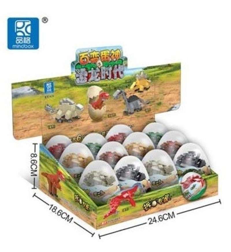 Promo Jnb Building Block Brick Mindbox Non Lego Telur Gacha Dinosaurus ...