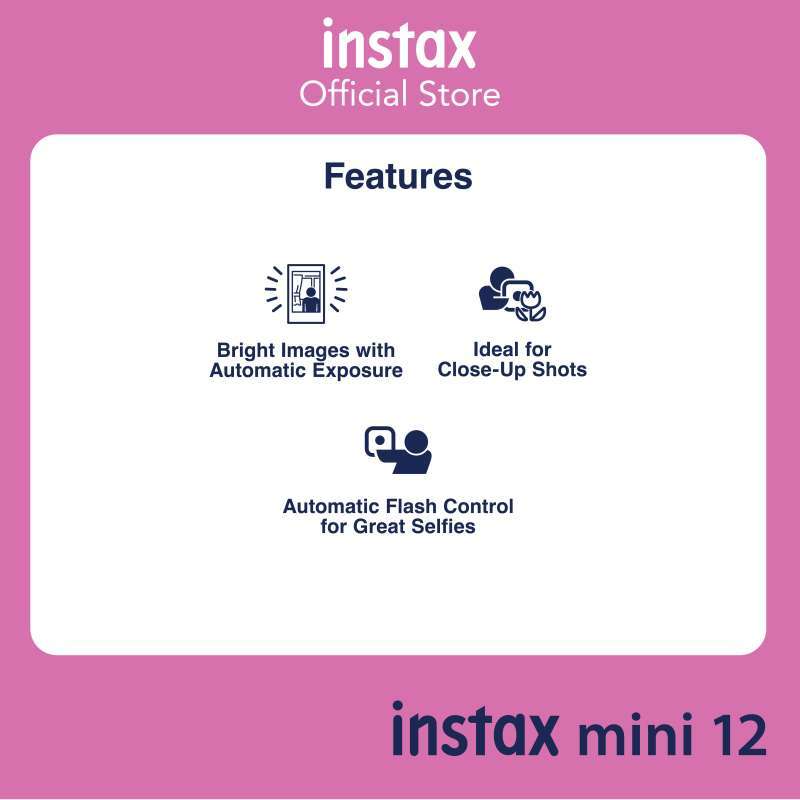 Jual Fujifilm Instax Mini 12 Instant Camera Di Seller Instax Official ...