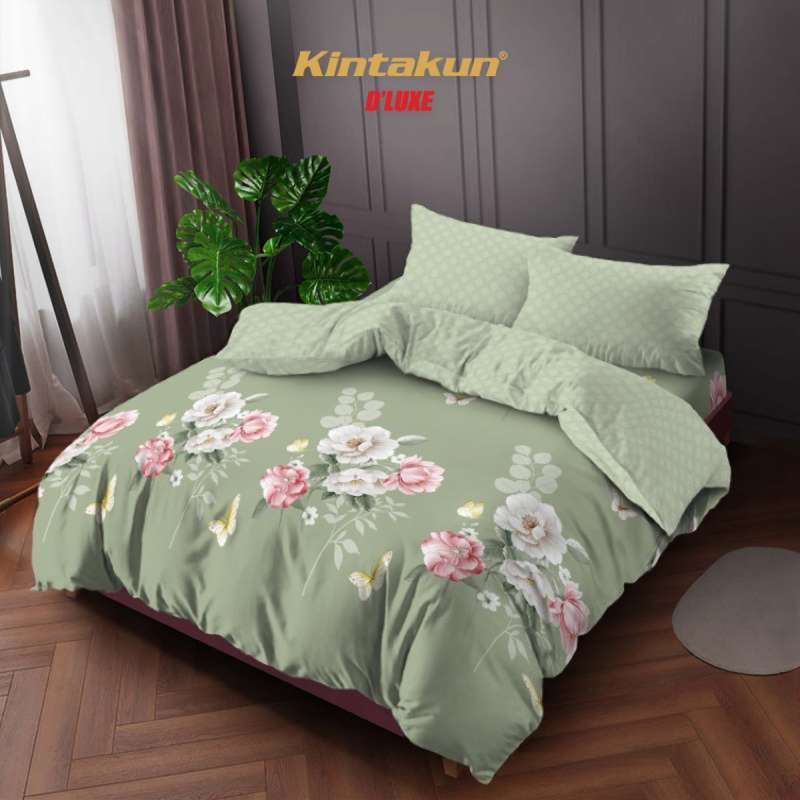 Jual Kintakun Bedcover Comforter Only 180 King Dluxe Aesthetic Minimalis Edition Microtex ...