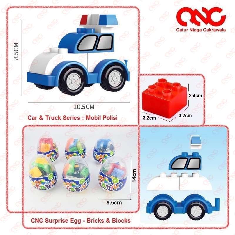 Jual Cnc Surprise Egg Bricks & Blocks ( Gashapon / Gacha ) - Car ...