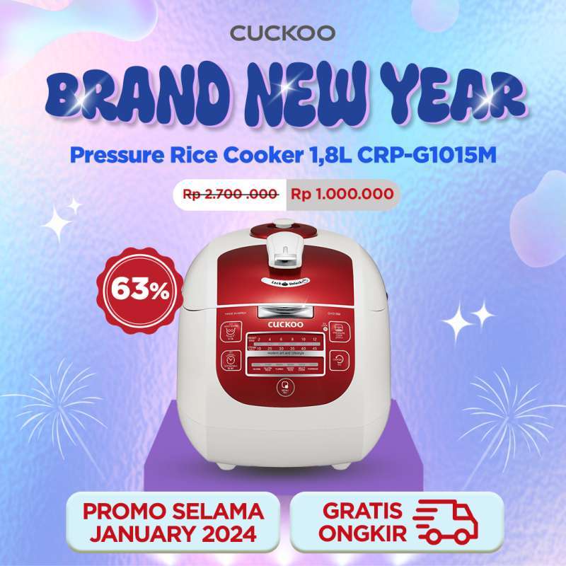 Jual CUCKOO Pressure Rice Cooker 1.8 L CRP-G1015M Magic Com Penanak ...