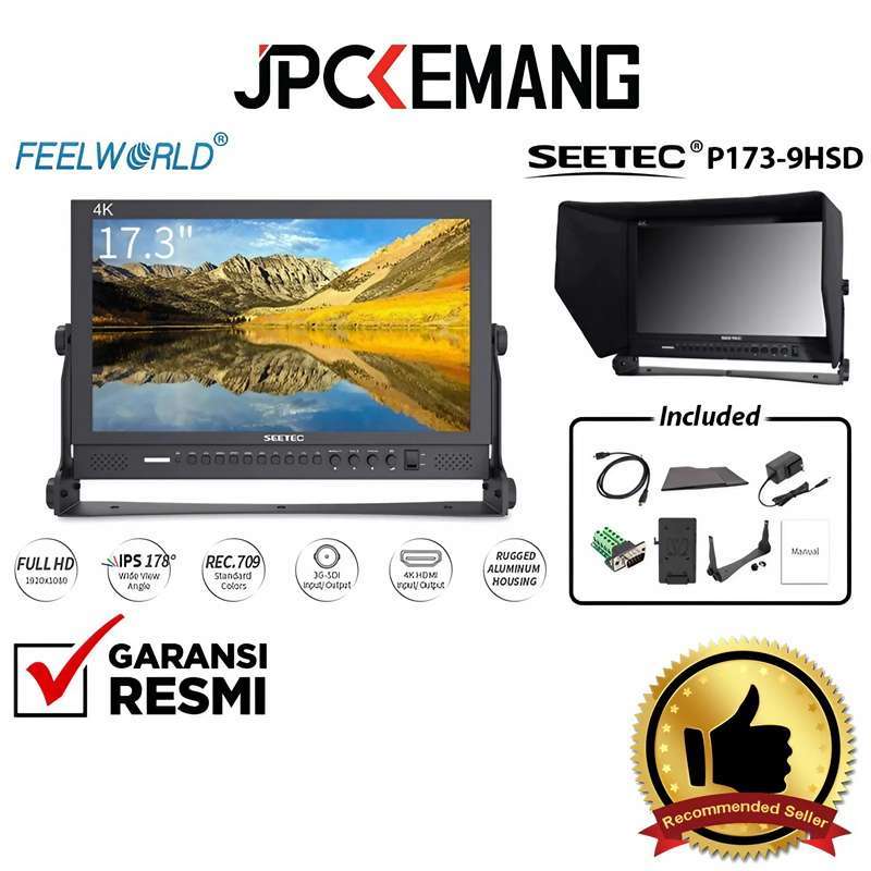 Jual Jpc Kemang Monitor Kamera Eksternal Feelworld Seetec P173 9hsd 17 ...