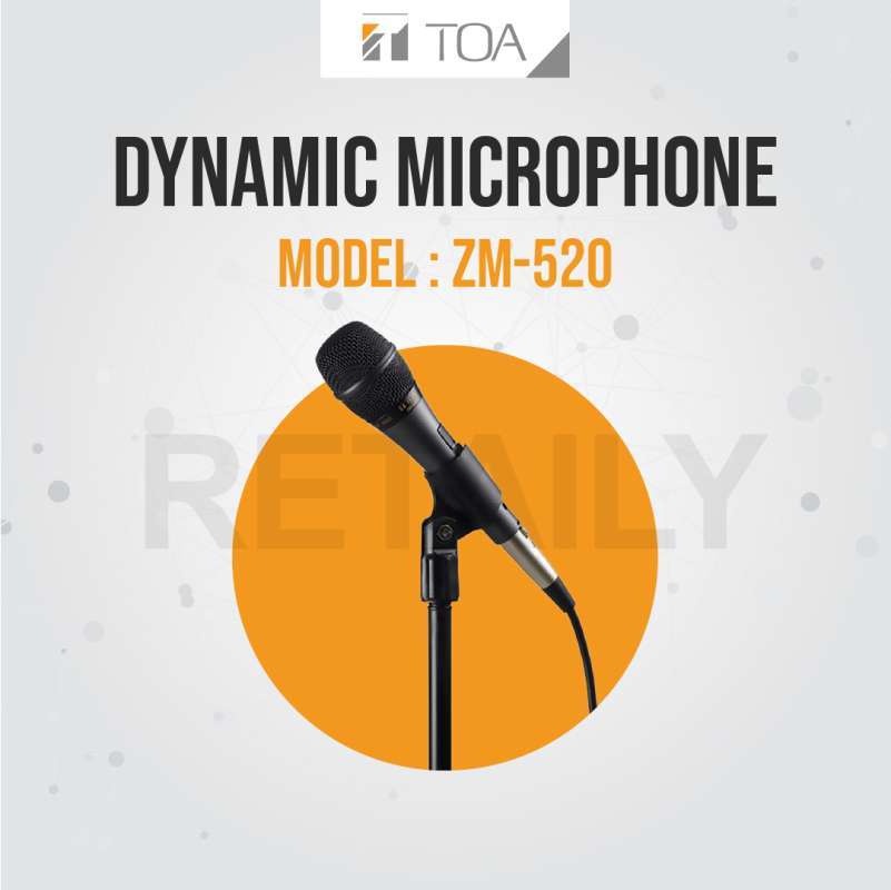 Promo Dynamic Microphone Toa Model Zm-520 Garansi Resmi Diskon 25% Di ...