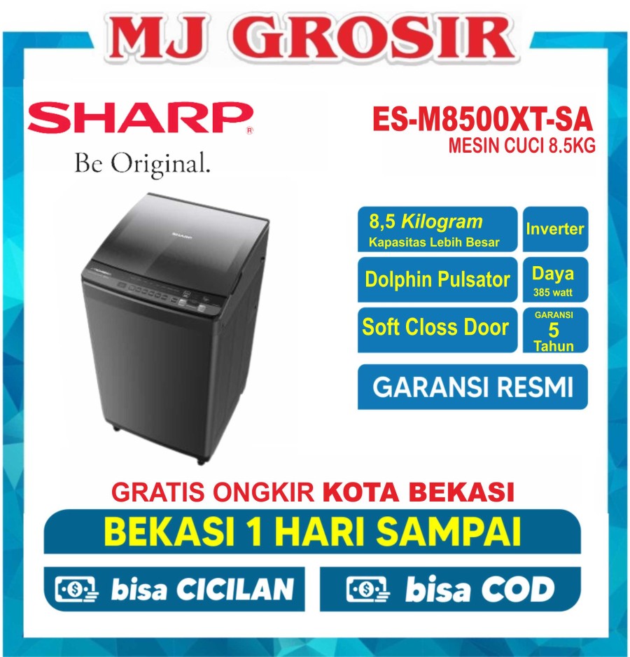 Jual Mesin Cuci Sharp 1 Tabung Inverter Original, Murah & Diskon Juli ... Jual Mesin Cuci Sharp 1 Tabung Inverter Original, Murah & Diskon Juli ...