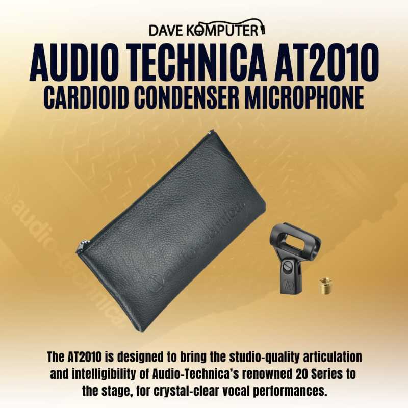 Jual Audio Technica At2010 Cardioid Condenser Handheld Vocal Microphone ...