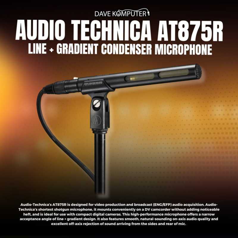 Jual Audio Technica At875r Line + Gradient Condenser Microphone Di ...