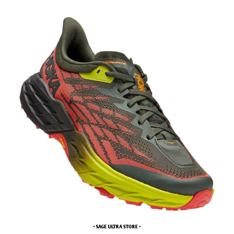 Jual Sepatu Lari Trail Running Hiking Hoka Speedgoat 5 Men Pria ...