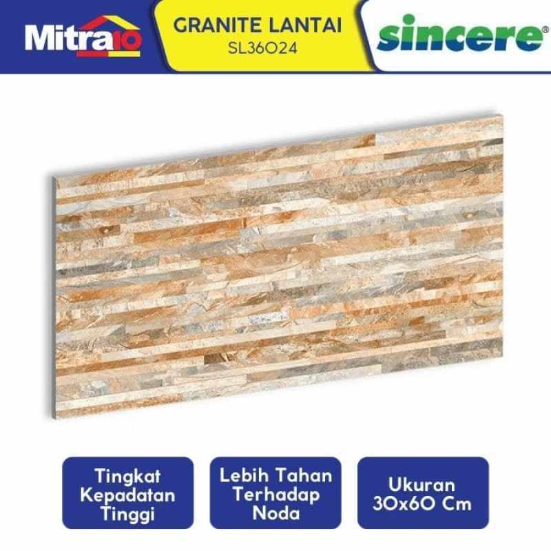 Jual Sincere Granite Lantai Sl36024 30x60 Cm Coklat Motif Di Seller Mitra10 Official Store ...