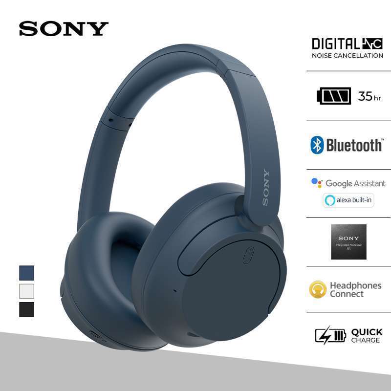 Promo Sony Wh-ch720n Wireless Noise Cancelling Headphone / Ch720n - Blue Diskon 20% Di Seller ...
