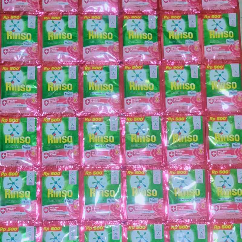 Jual Rinso Molto Cair Renceng 500 1 Karton / Dus ( Isi 288 Sachet ) Di ...