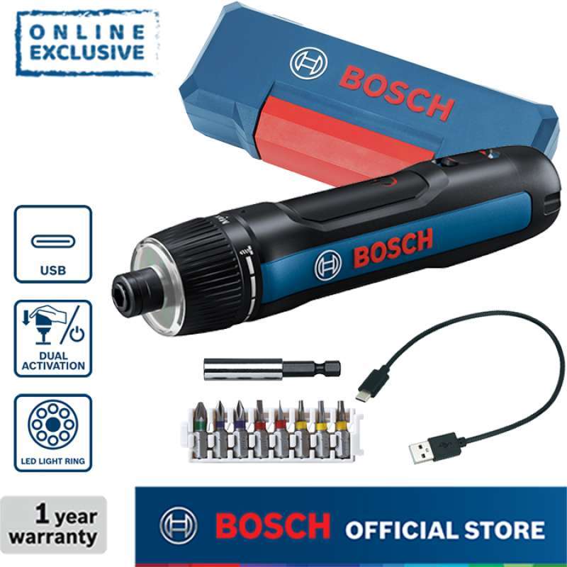 Jual Bosch Cordless Screwdriver / Obeng Baterai 3.6volt Go Gen3 - Bosch ...