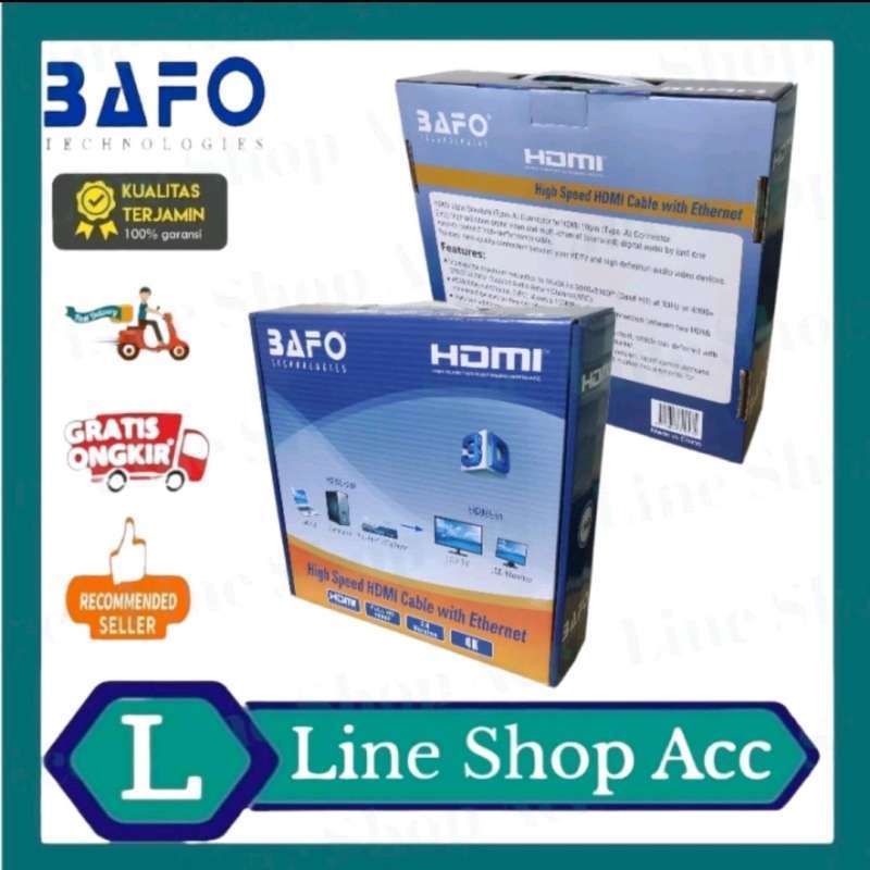 Jual Kabel Hdmi 10 Meter Bafo / Cable Hdmi Bafo Original Produk Di Seller Line Shop Acc - Mangga ...