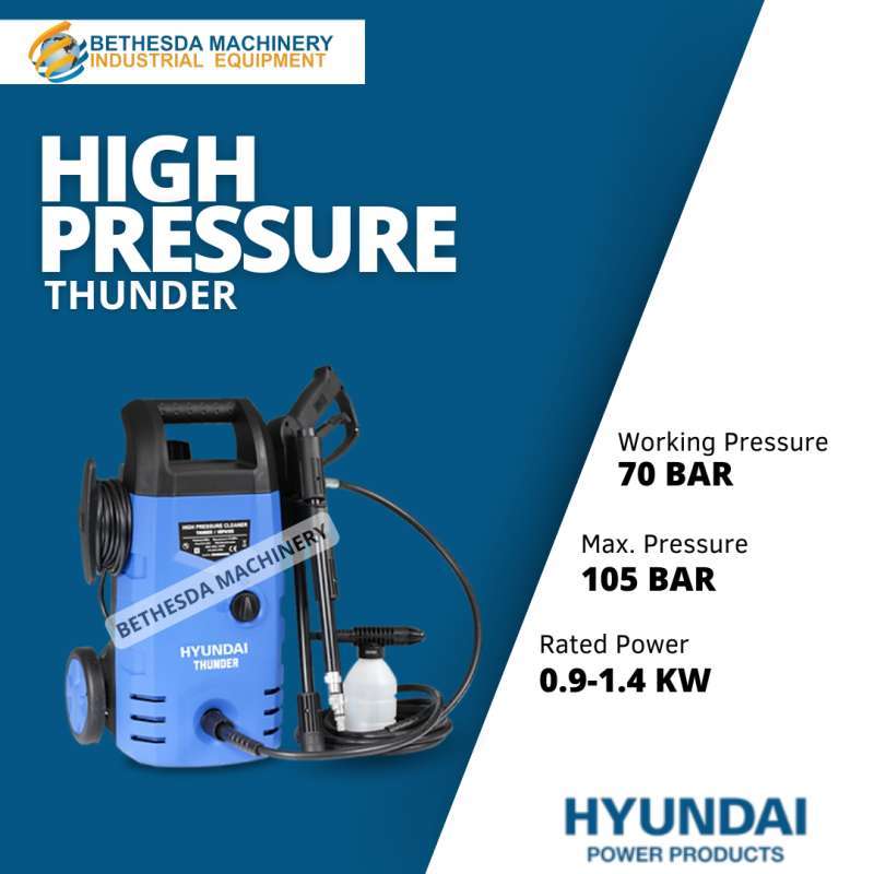 Jual High Pressure Washer Hyundai Hdpw 105 Thunder 70 Bar Penyemprot ...