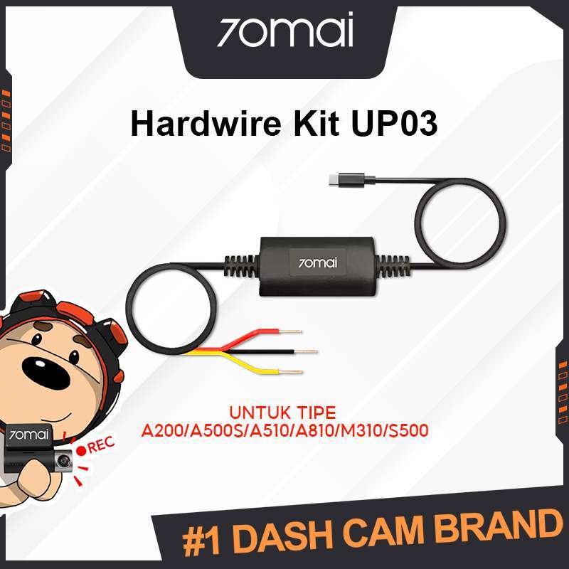 Promo 70mai Hardwire Kit Up02 Untuk Park Monitor (untuk Tipe M300/a500s ...