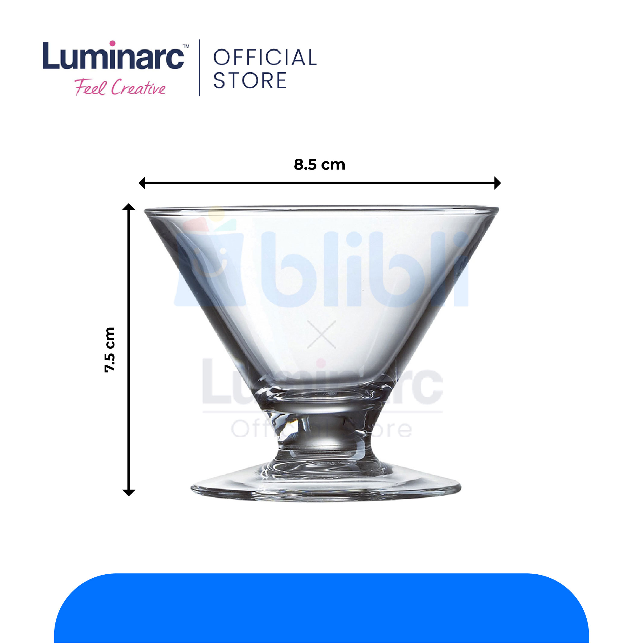 Promo Luminarc Gelas Ice Cream Kyoto Cocktail 150 Ml / 4 Pcs Diskon 12% ...
