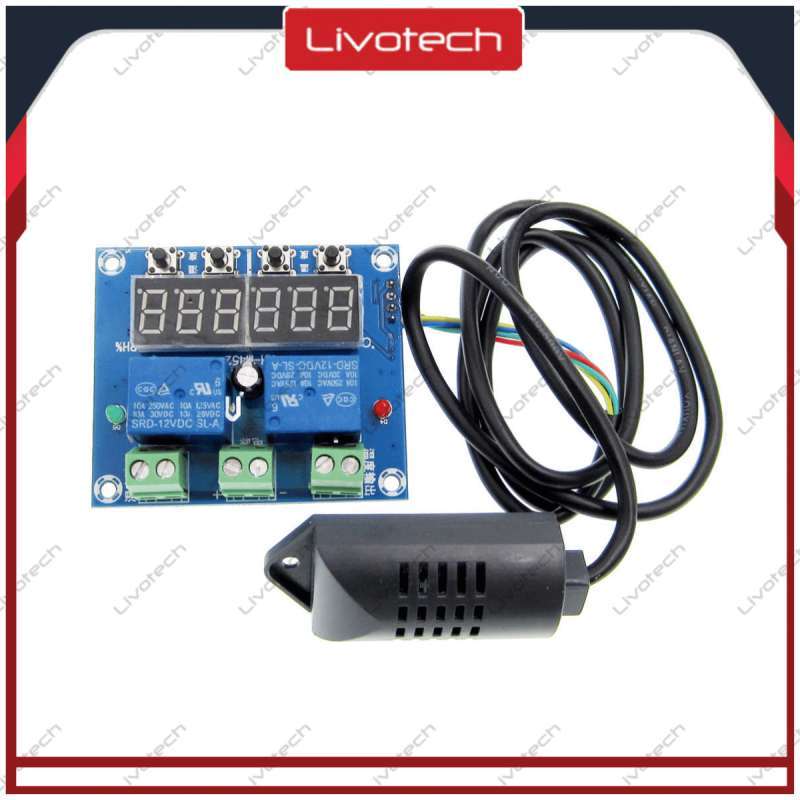 Jual Temperature Humidity Control Thermostat Hygrostat 12v Xh-m452 Suhu Di Seller Livotech ...