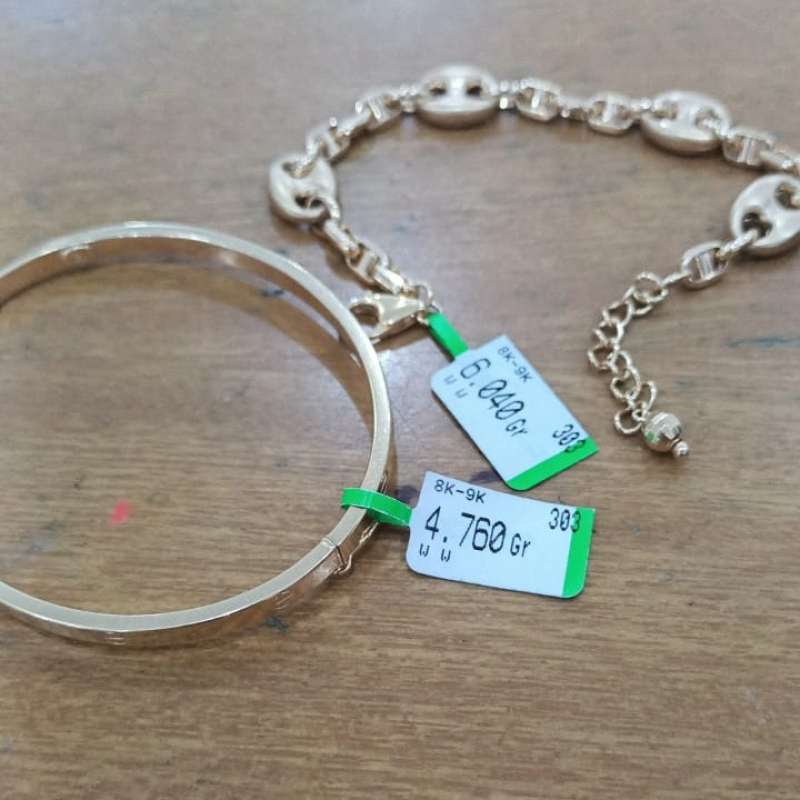 Jual GELANG EMAS 8K MAS WANITA WAHYU REDJO WAHYU GOLD GL8AP A21 di ...