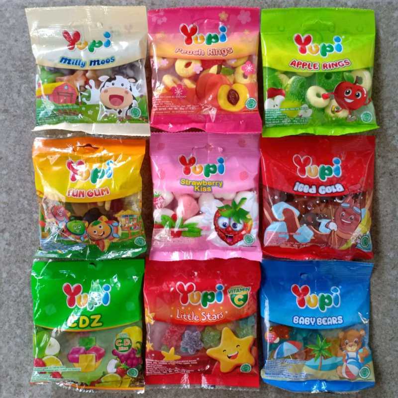 Promo Permen Yupi Mini Bag 45 Gram Isi 1 Bungkus Diskon 2% Di Seller ...